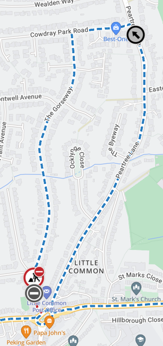 Chestnut Walk, Bexhill - Jointing Repairs | live.eastsussexhighways.com