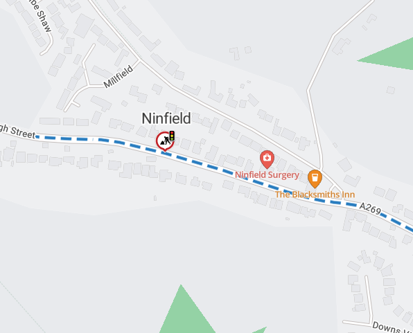 High Street, Ninfield - Drainage works | live.eastsussexhighways.com