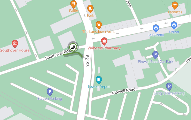 Southover Road, Lewes - Pedestrian dropped kerb | live ...